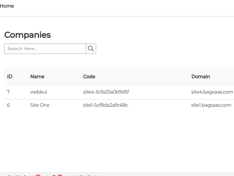 Laravel e-commerce Multi Company SAAS Module - Bagisto Laravel e-commerce Multi Company SAAS Module - Bagisto